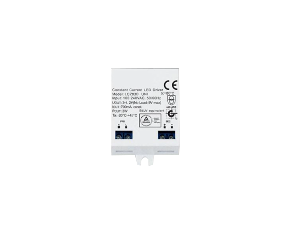 Gentech 3W 700MA LED Driver With Screw Terminal - ANL Lighting