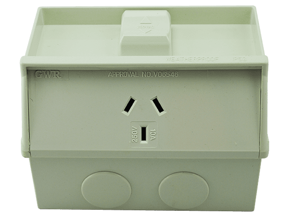 Weather Proof Single Power Point 15A - ANL Lighting