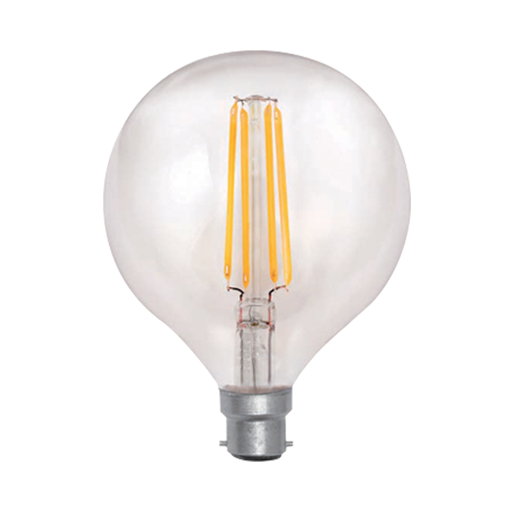LED G125 FILAMENT LAMP CLEAR 2100K B22 DIM (D) - ANL Lighting