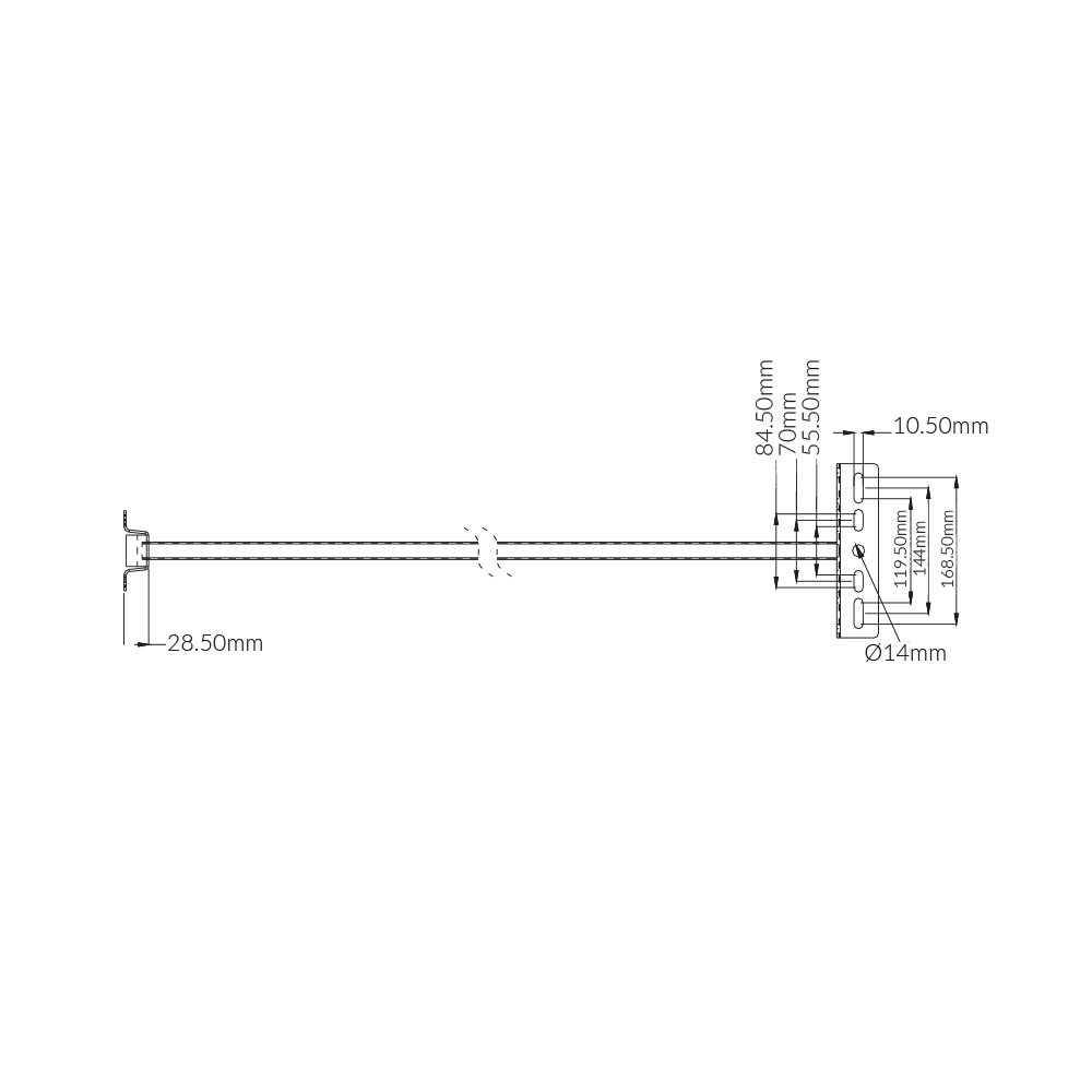 FLOODLIGHT EXTENSION ARM - ANL Lighting