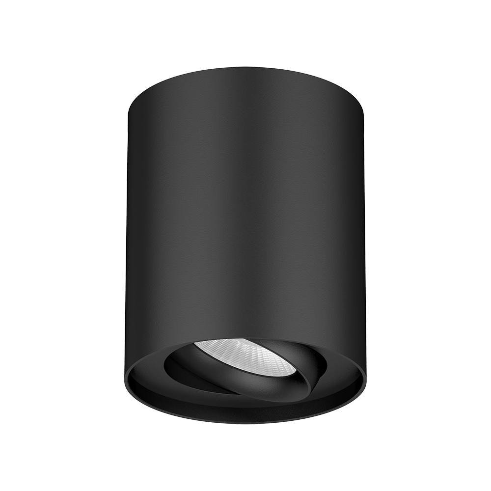 SURFACE MOUNT DOWNLIGHT 10W BLACK TRIM 3000K TRIAC DIMMABLE - ANL Lighting
