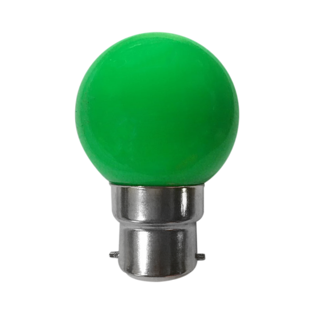 LED FANCY ROUND B22 3W GREEN (D) - ANL Lighting