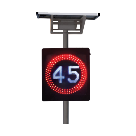 80W LED SOLAR VARIABLE SPEED LIMIT SIGN - ANL Lighting