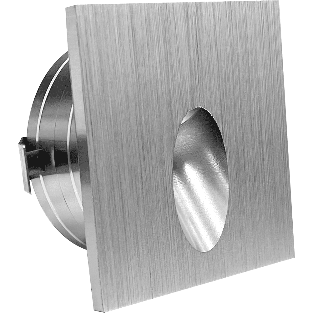 1W LED SQUARE WALL SLOT 3K ALUMINIUM 350MA 45D 85LM - ANL Lighting