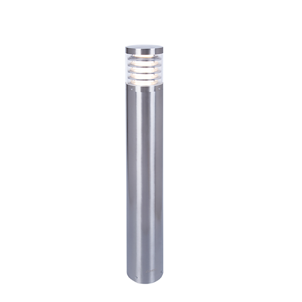 MARINE GRADE 316 STAINLESS STEEL BOLLARD IK10 WITH E27 LAMP HOLDER ...